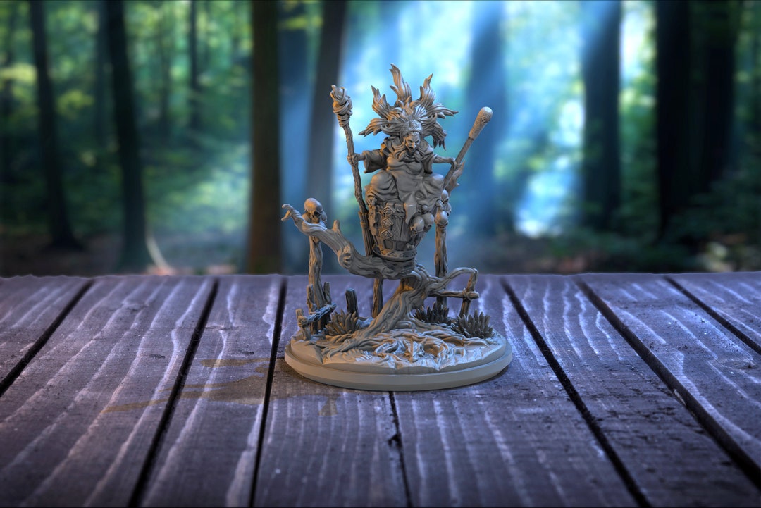 Baba Yaga Miniature - Dnd Miniatures - Role Playing Game - Tabletop ...