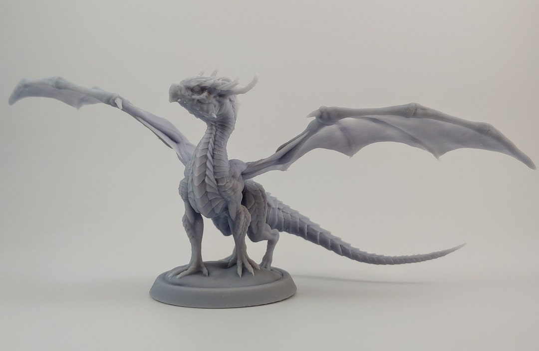 Baby Dragon Miniature - Rescale Miniatures - Dnd Miniatures - Role ...