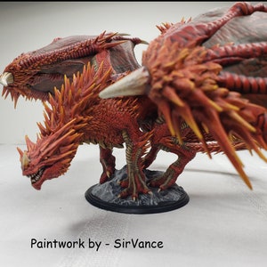 Adult Red Dragon Miniature Rescale Miniatures Dnd Miniatures Role ...