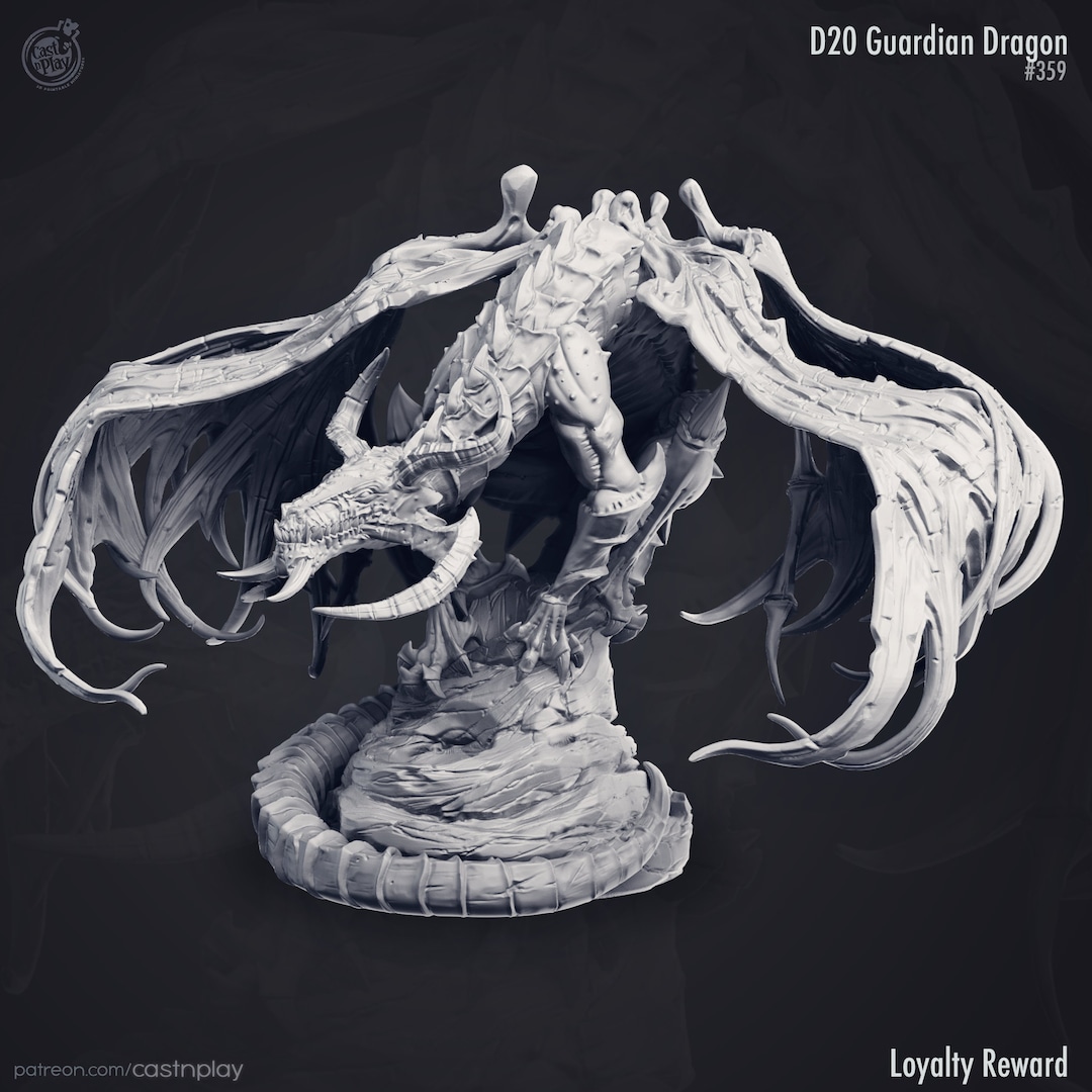 Shadow Dragon D20 Keeper- Castnplay - Dnd Miniatures - Role Playing ...