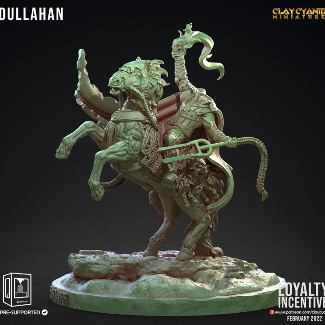 Headless Horseman Diorama Miniature Dnd Miniatures Role Playing Game ...