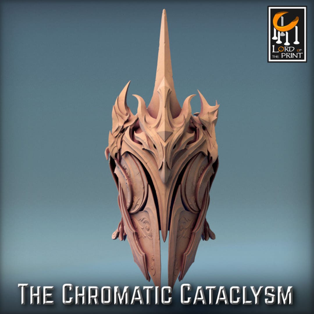 Tiamat Five Dragon Wearable Helmet Prop - Cosplay - Dnd Miniatures RPG ...