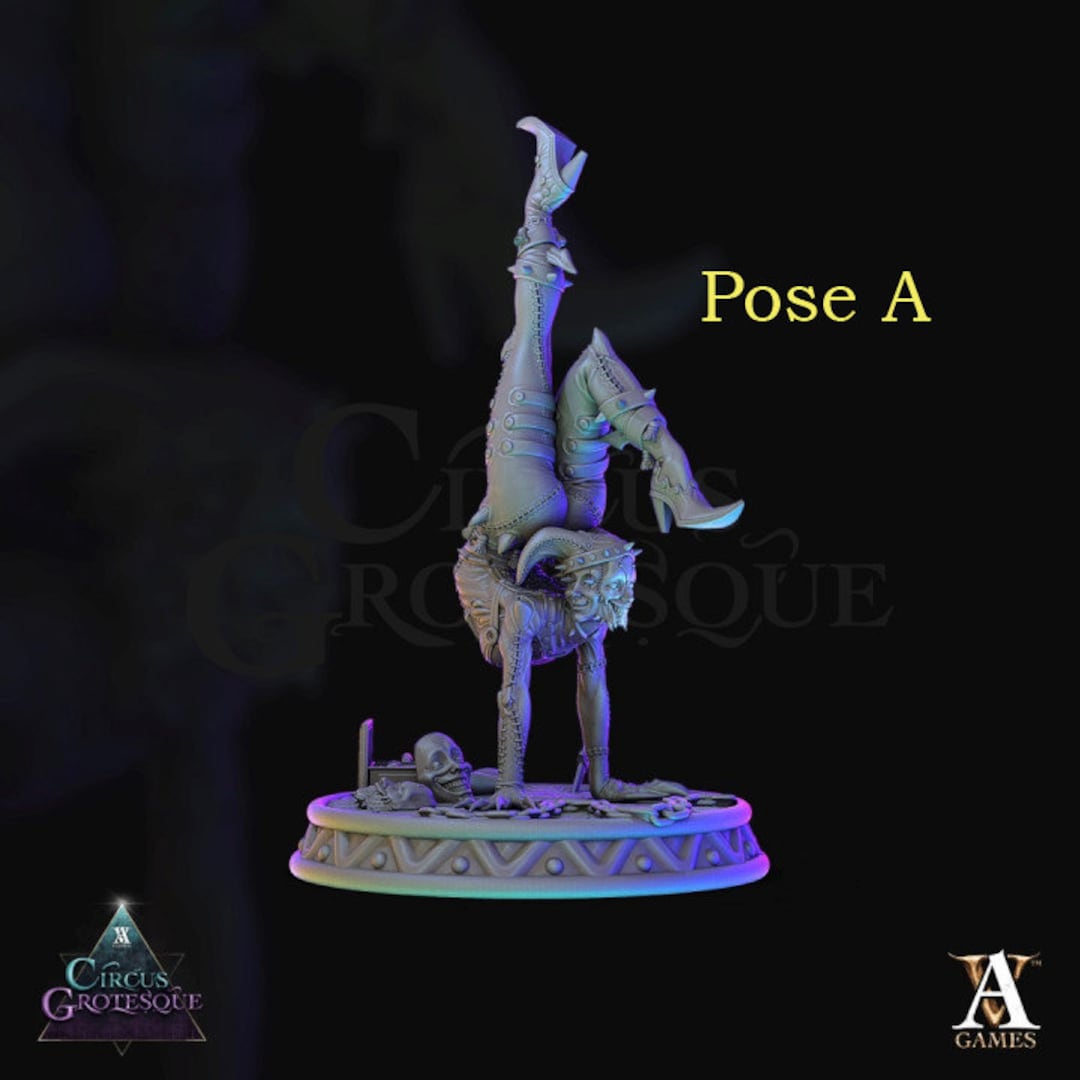 Circus Acrobat Miniatures - Dnd Miniatures - Role Playing Game ...