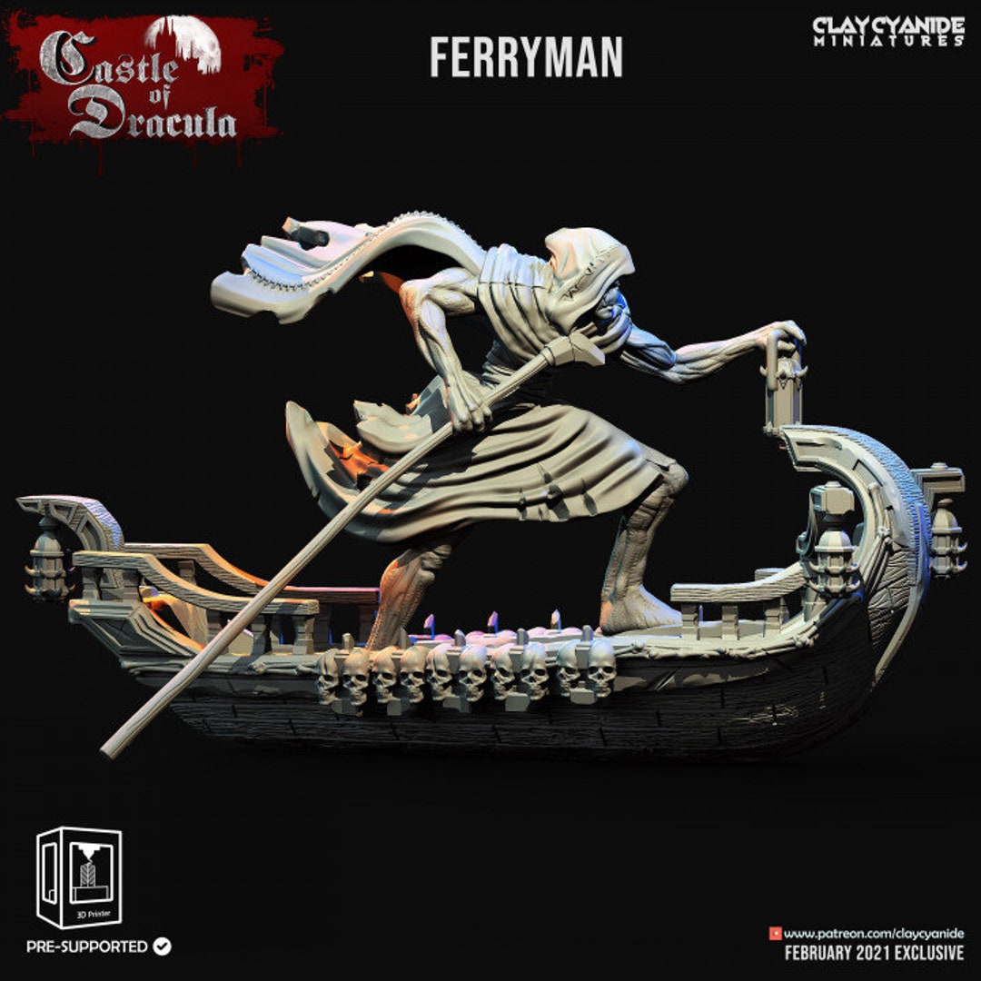 The Ferryman Miniature - Dnd Miniatures - Role Playing Game - Tabletop ...