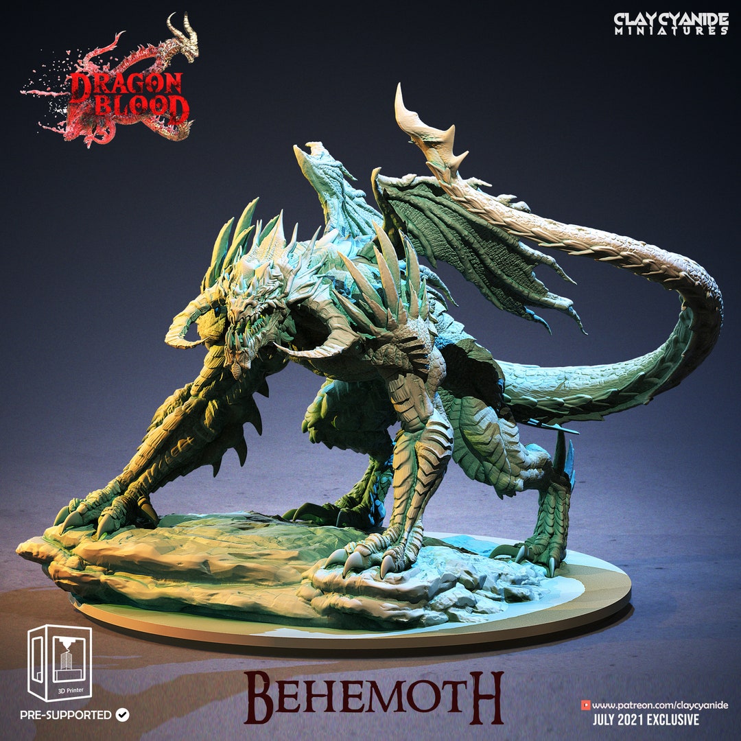 Behemoth Miniature Dnd Miniatures Role Playing Game Tabletop Miniature ...