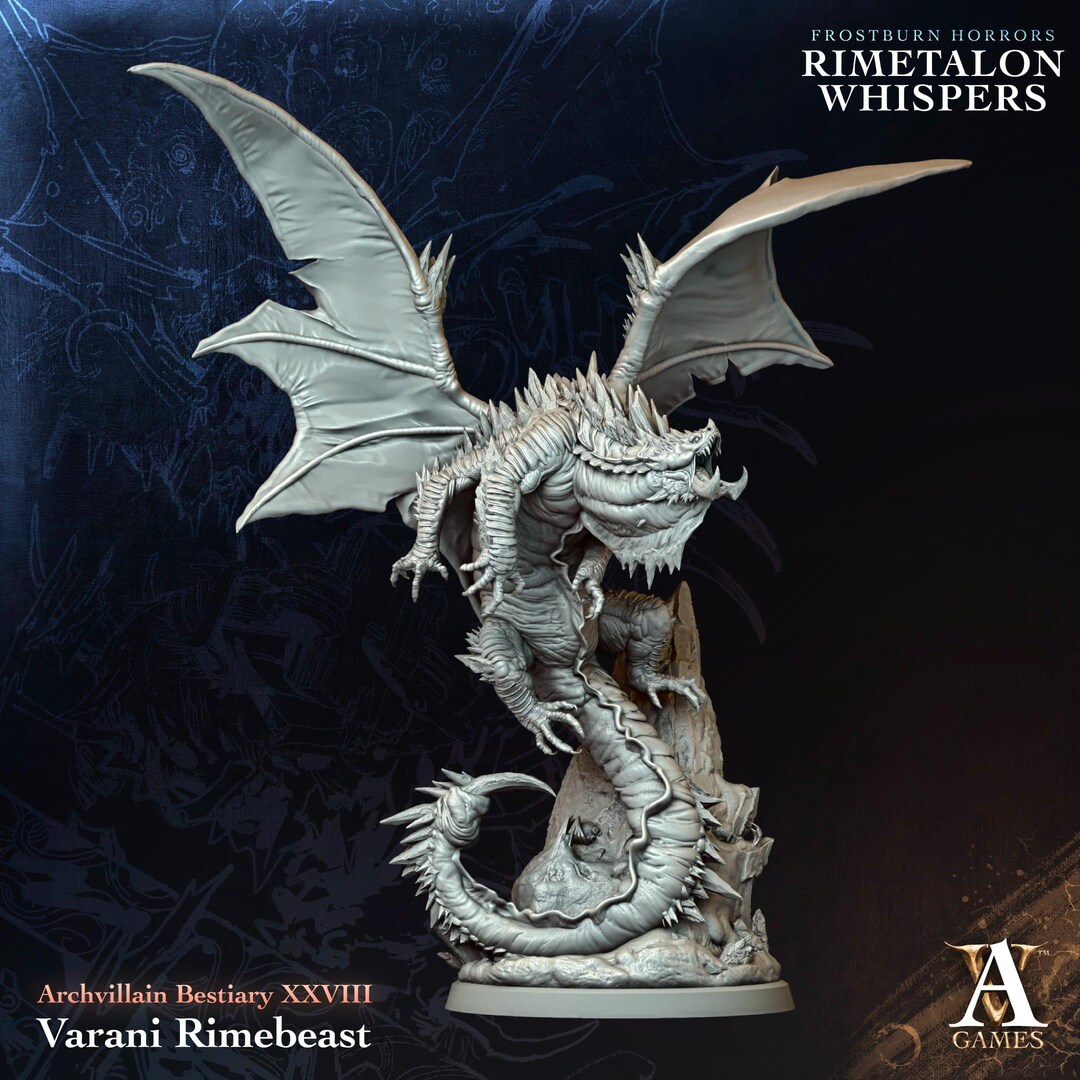 Virani Rimebeast - Frostburn Horrors - Dnd Miniatures - Role Playing ...