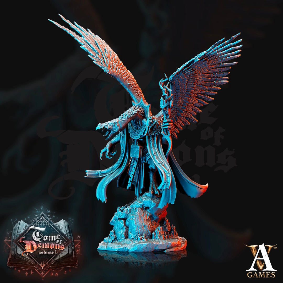 Vulture Demon Miniature Dnd Miniatures Role Playing Game Tabletop ...