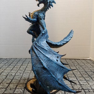 Legendary Blue Dragon Miniature - Rescale Miniatures - Dnd Miniatures ...
