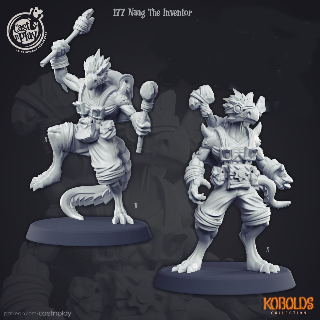 Kobold Inventor Miniature - Dnd Miniatures - Fantasy Role Playing Game ...