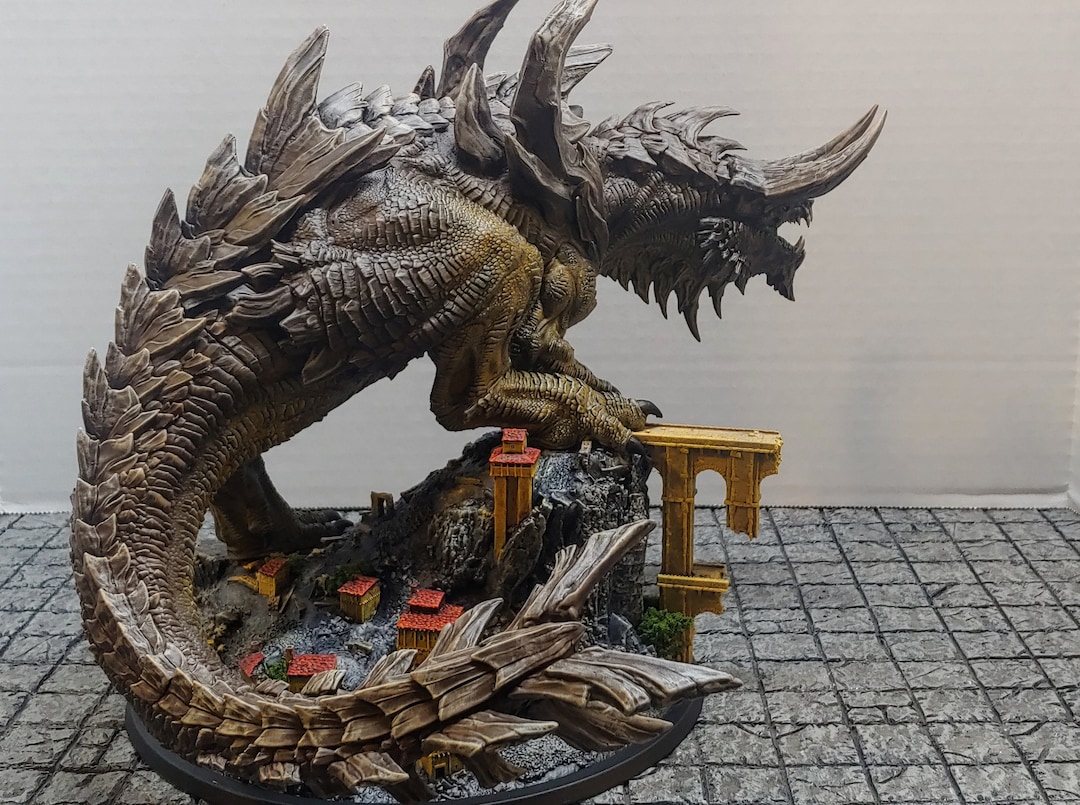 Tarrasque Miniature - Rescale Miniatures - Dnd Miniatures - Role ...