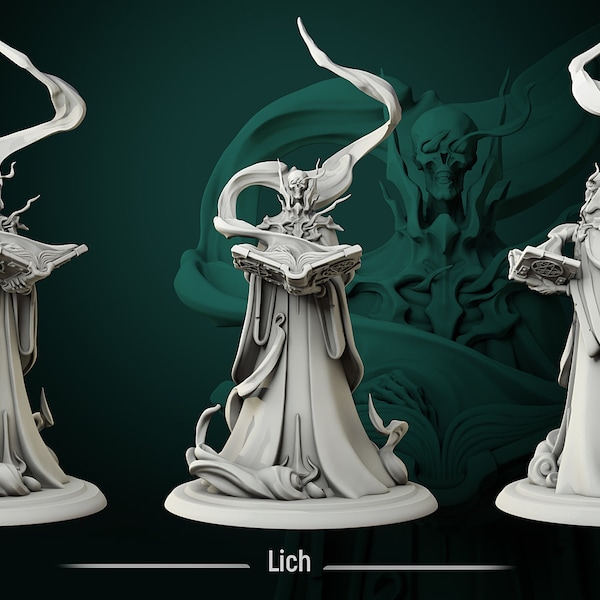 Dnd Lich Miniatures - Etsy