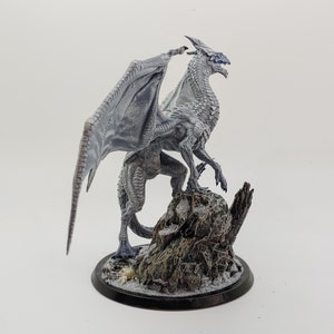 White Dragon Miniature - Rescale Miniatures - Dnd Miniatures - Role ...