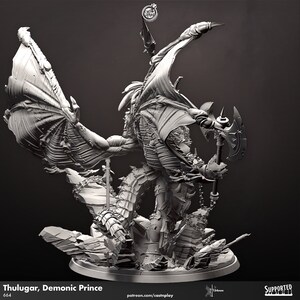 Demon Prince Miniature - Dnd Miniatures - Role Playing Game - Tabletop ...