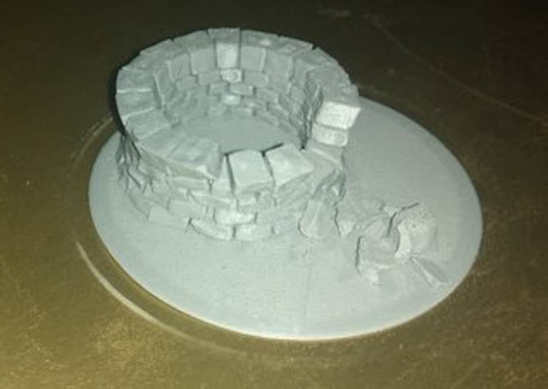 Stone Well Terrain Scenery - Dungeons and Dragons - Fantasy Role ...