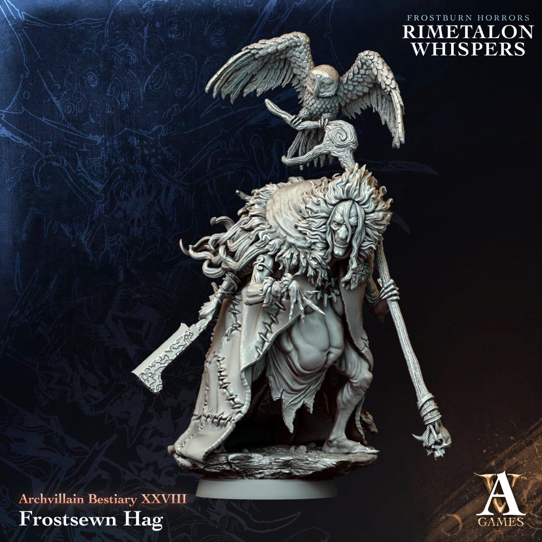 Frostsewn Hag - Frostburn Horrors - Dnd Miniatures - Role Playing Game ...