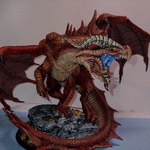 Chromatic Red Dragon Miniature Rescale Miniatures Dnd Miniatures Role ...