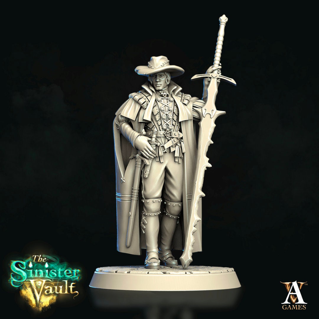 Witch Hunter Miniature - Dnd Miniatures - Role Playing Game - Tabletop ...