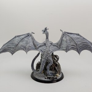 White Dragon Miniature - Rescale Miniatures - Dnd Miniatures - Role ...
