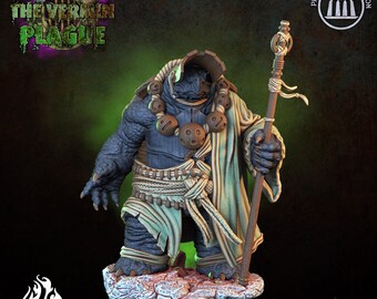 Tortle Monk Master Warrior Miniature for Dungeons & Dragons, Tabletop ...