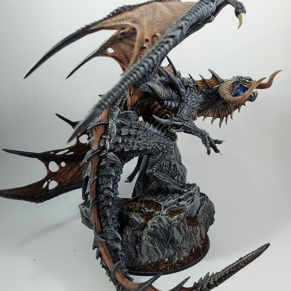 Crimson Colossal Blue Dragon - Etsy Canada