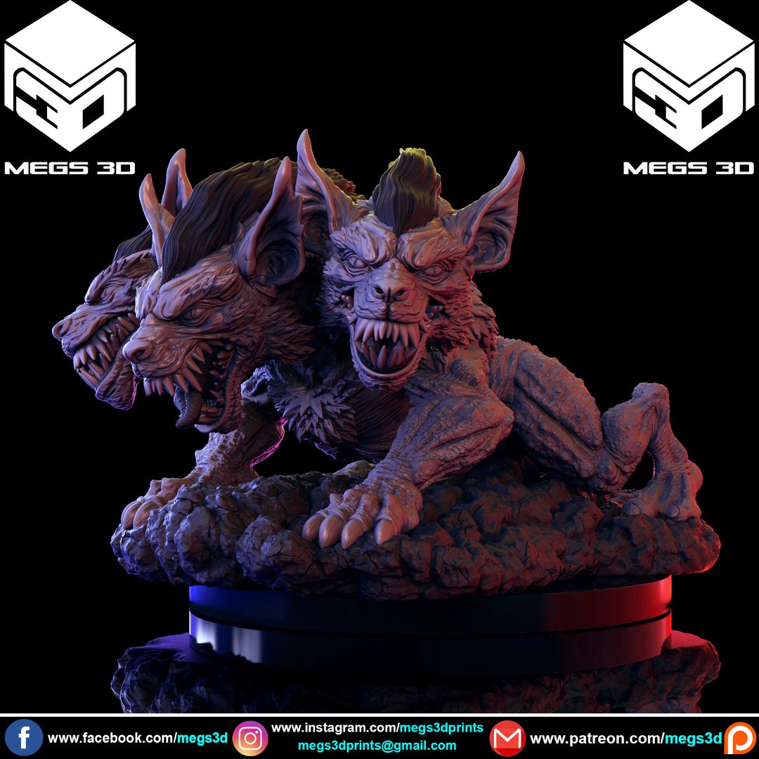 Cerberus Miniature | Fantasy Miniature | Dnd Miniatures | DND ...