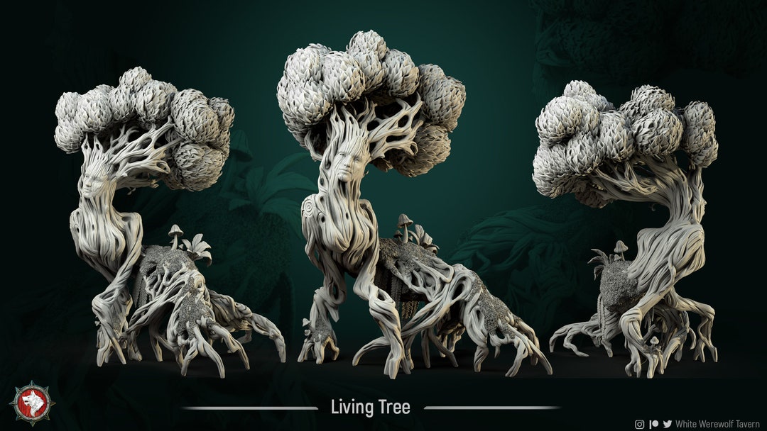 Living Tree Miniature - Dnd Miniatures - Role Playing Game - Tabletop ...