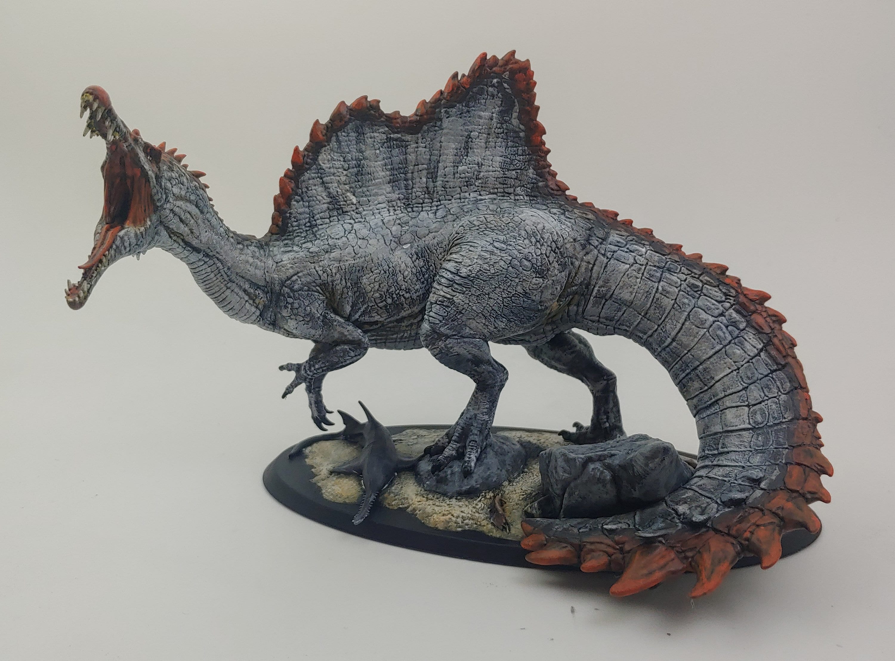 Spinosaurus Dinosaur Miniature - Rescale Miniatures - Dnd Miniatures ...