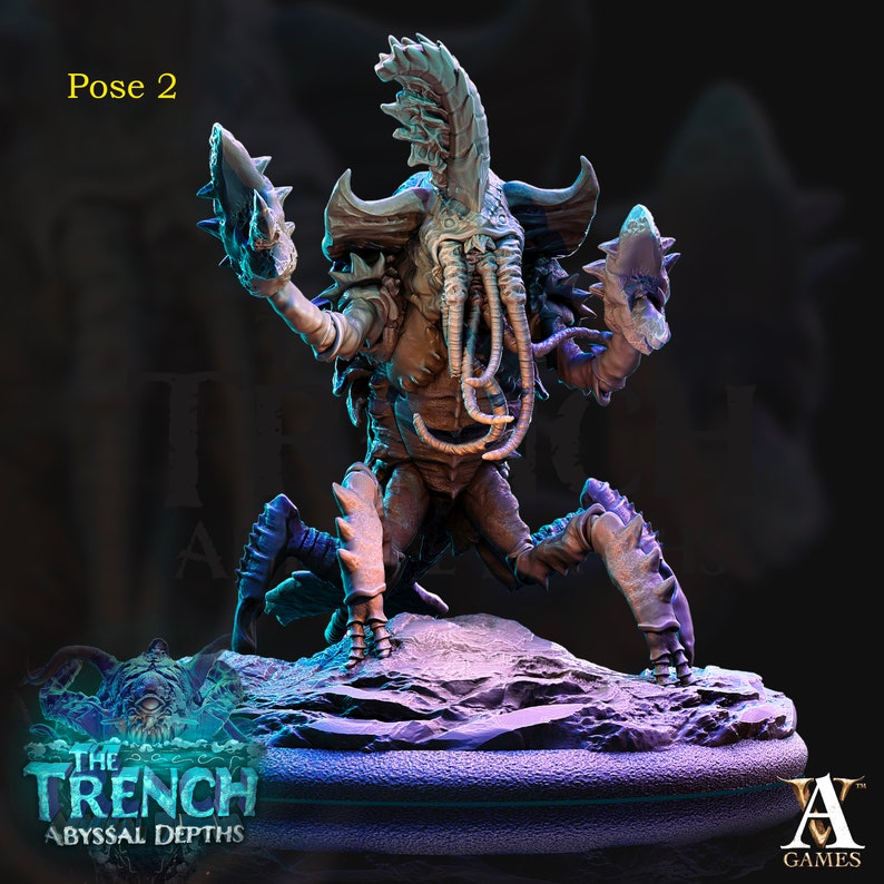 Chuul Miniature - Dnd Miniatures - Role Playing Game - Tabletop ...