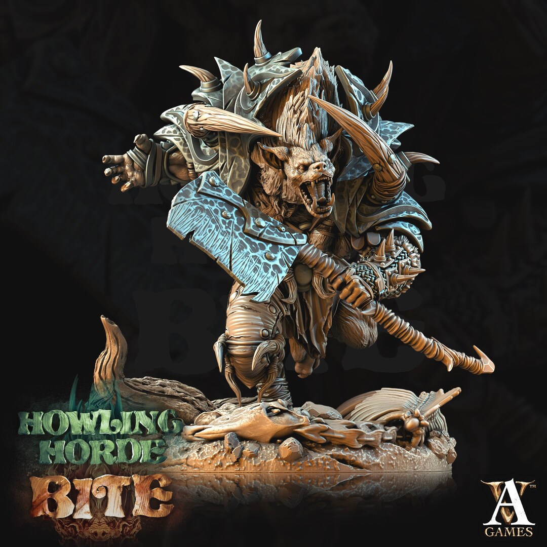 Gnoll Brute Miniatures - Dnd Miniatures - Role Playing Game ...