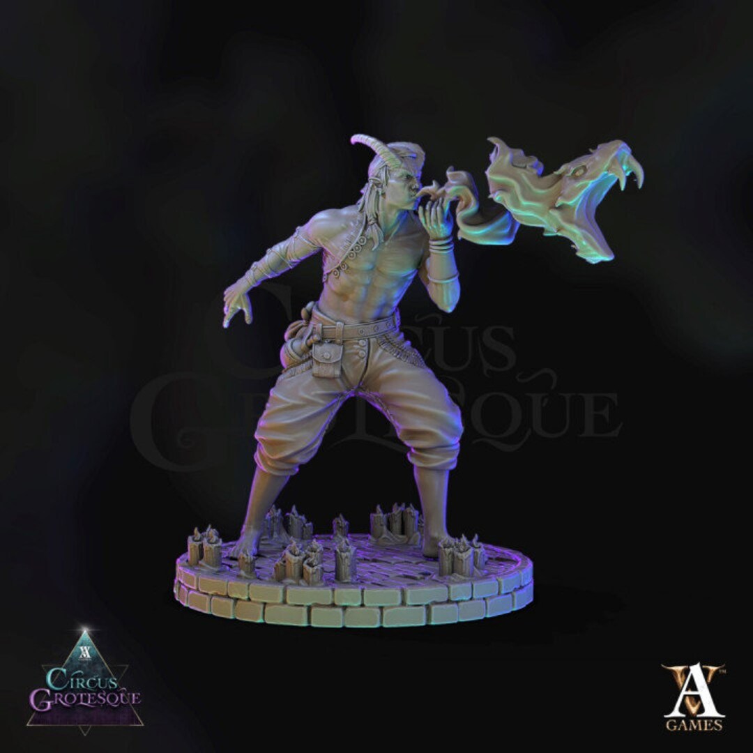 Tiefling Gypsy Miniatures - Dnd Miniatures - Role Playing Game ...