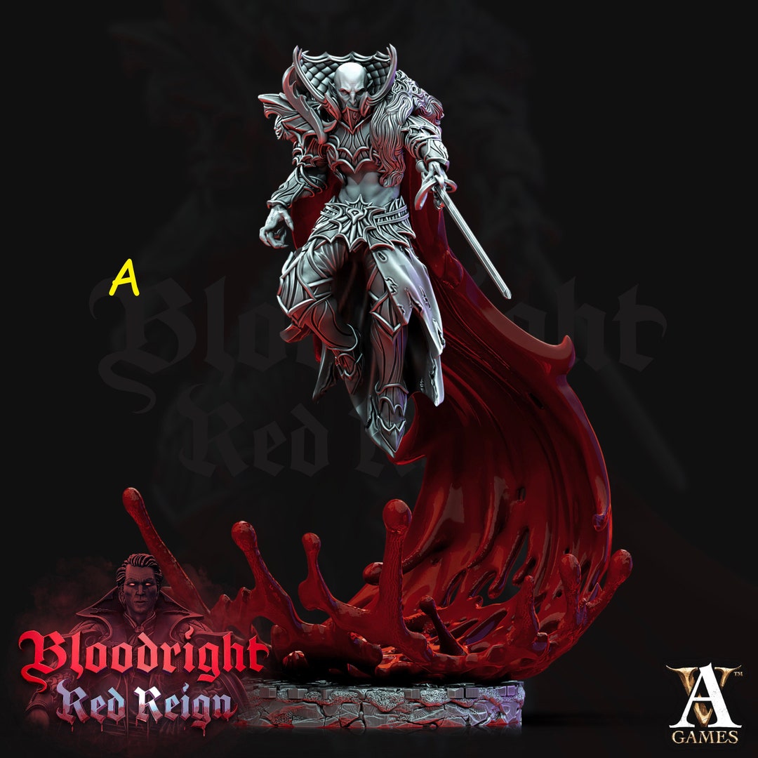 Vampire Blood Cloak Miniatures - Dnd Miniatures - Role Playing Game ...