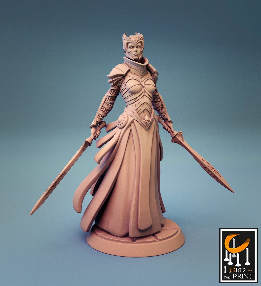 Celestial Knight Miniature - Rescale Miniatures - Dnd Miniatures - Role ...