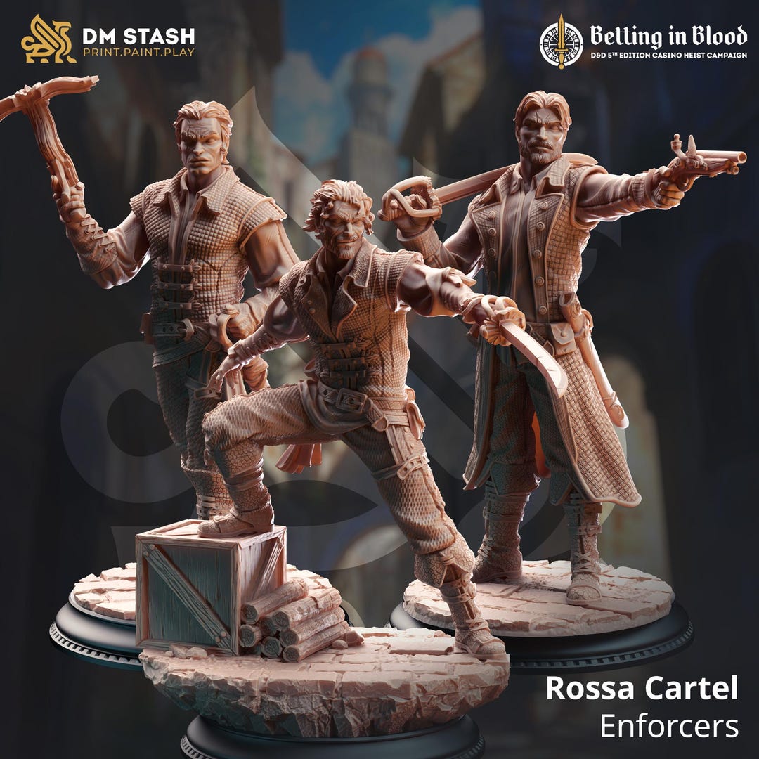 Bandit Enforcer Miniatures - Dnd Miniatures - Role Playing Game ...