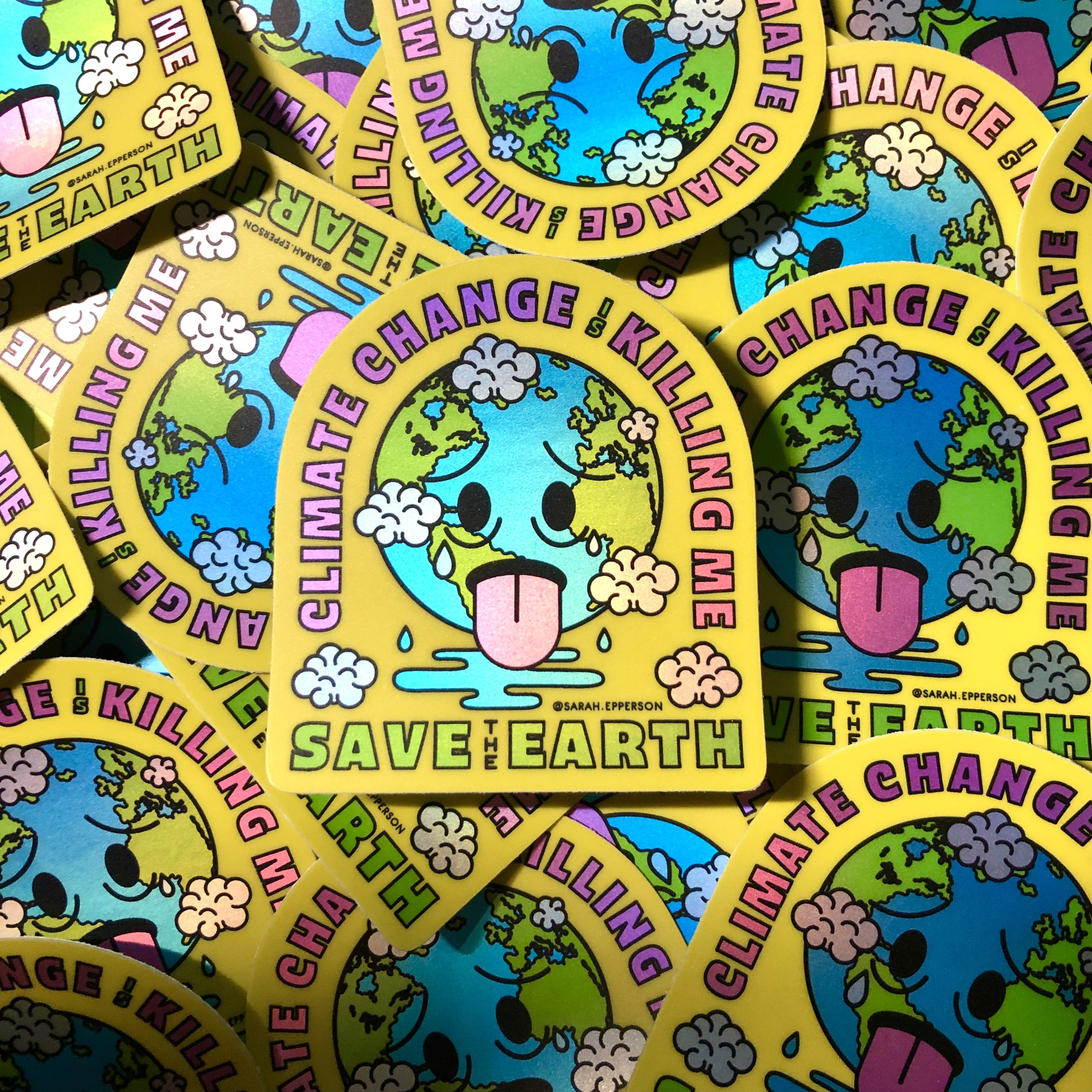 Climate Change is Killing Me Sticker - Etsy