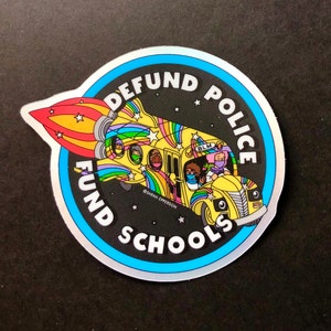 Defund Police / Fund Schools - Sticker - Etsy