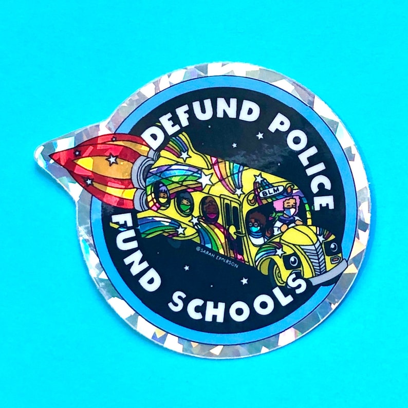 Defund Police / Fund Schools Sticker - Etsy