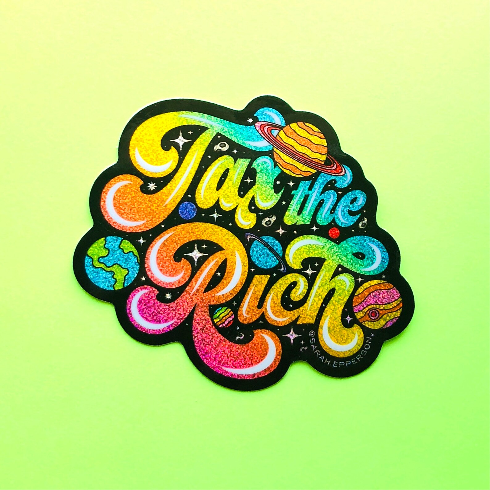 Tax the Rich Sticker | Etsy