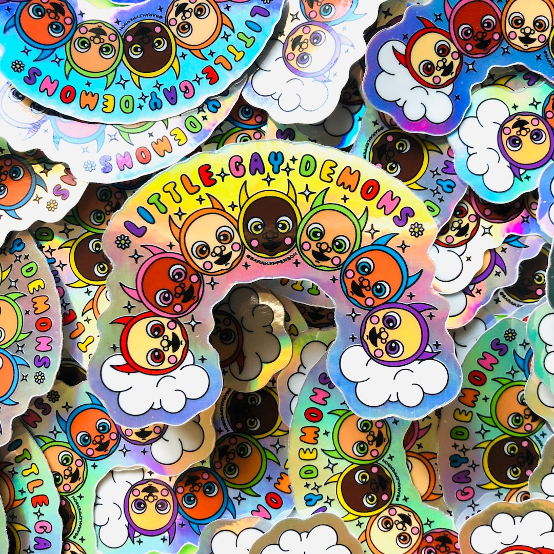 Little Gay Demons - Sticker - Etsy