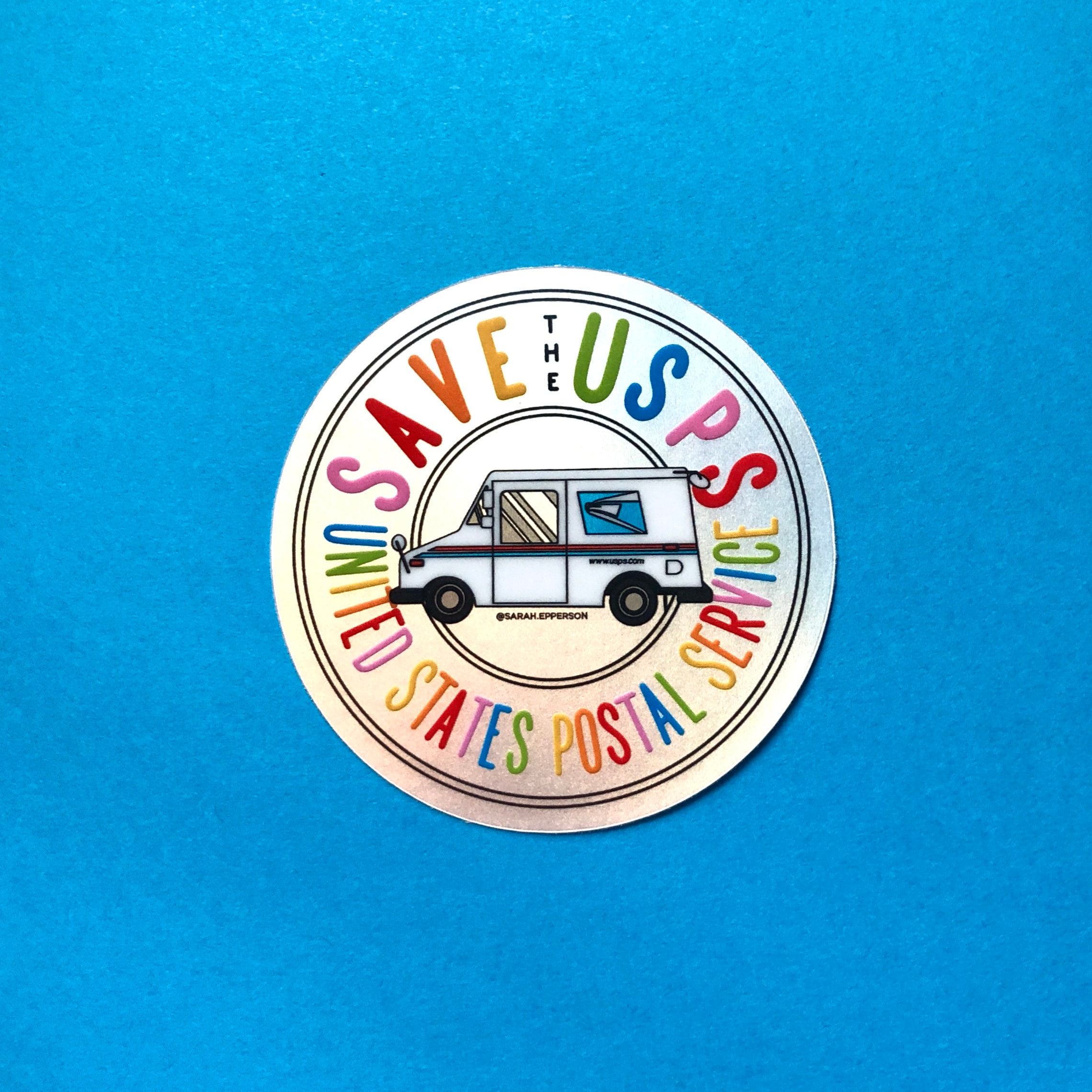 Sarah Epperson-Save The USPS - Sticker