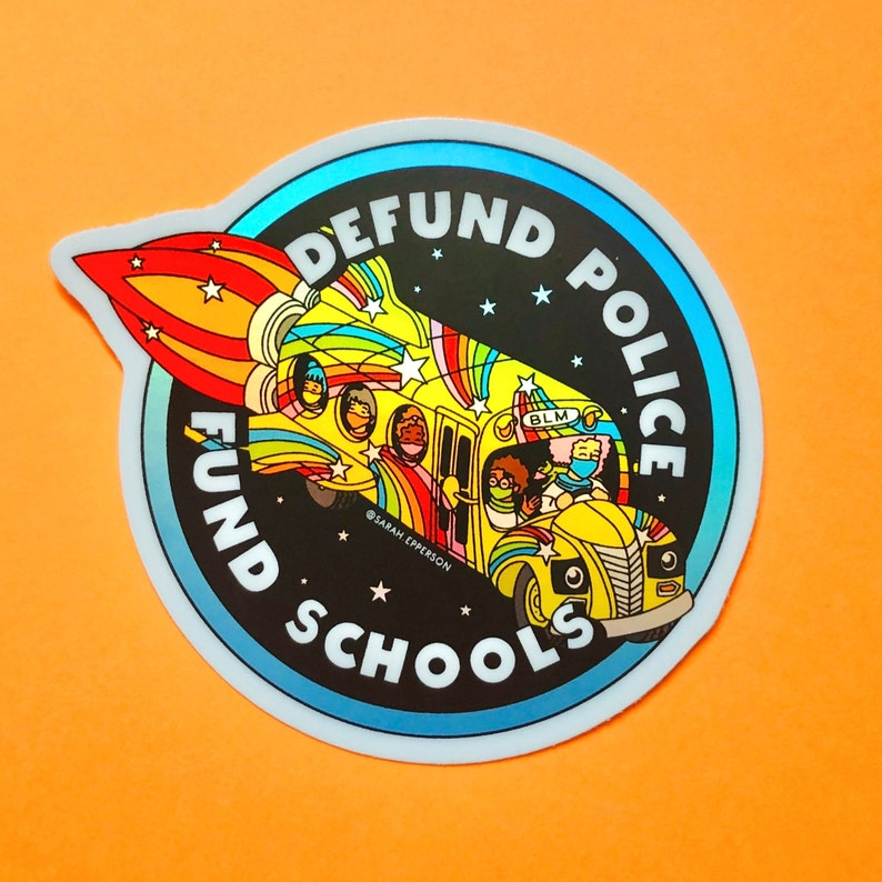 Defund Police / Fund Schools Sticker - Etsy