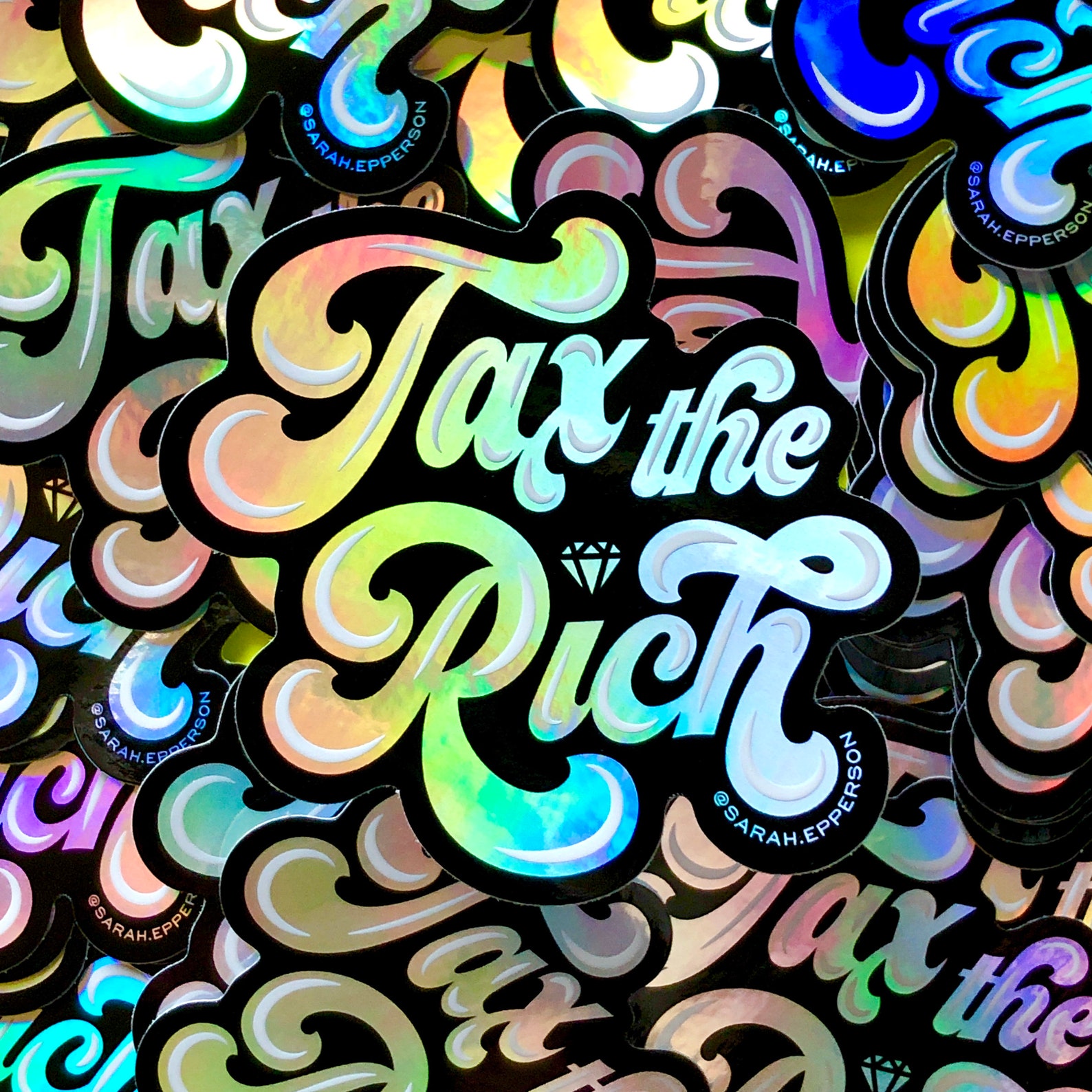 Tax the Rich Sticker - Etsy