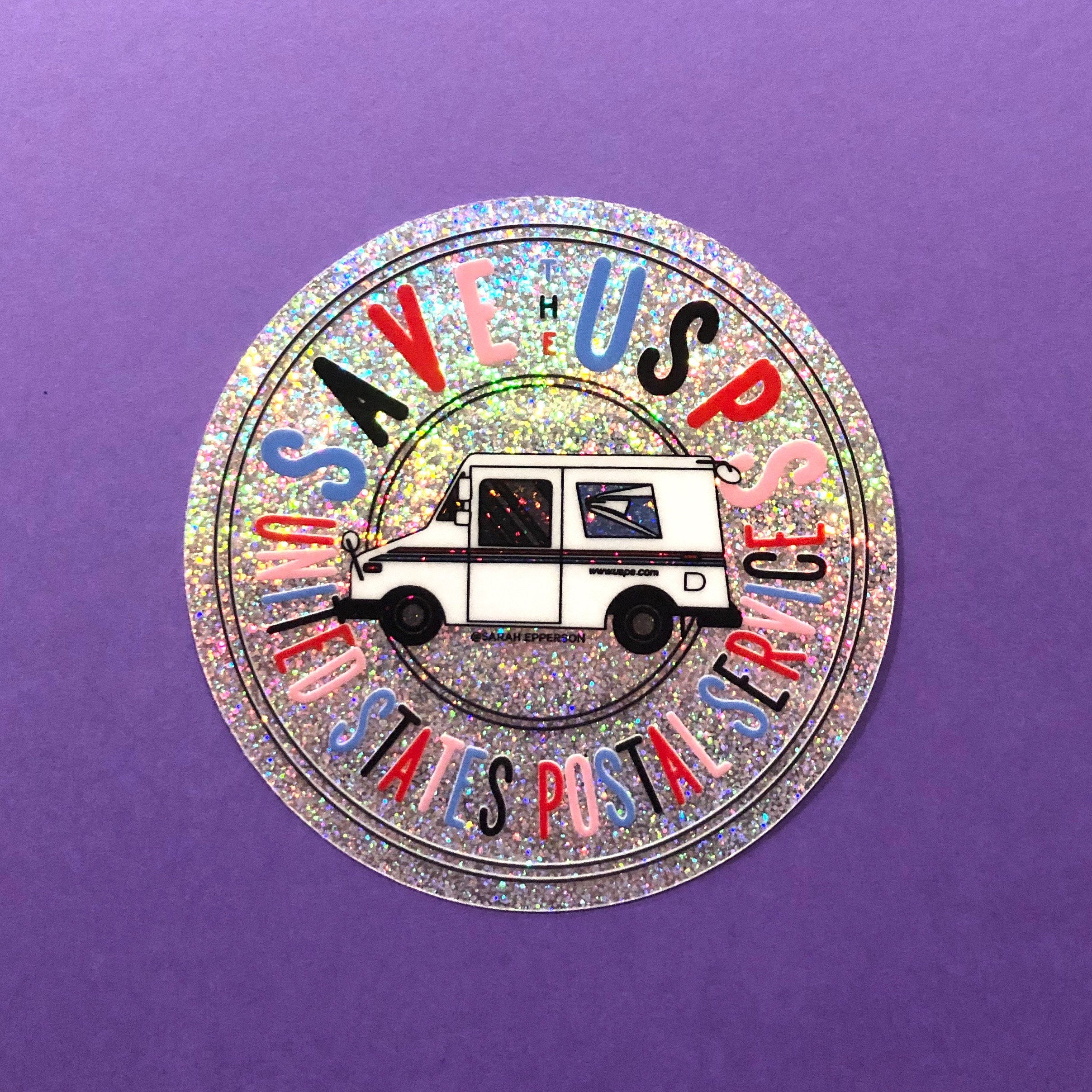 Sarah Epperson-Save The USPS - Sticker