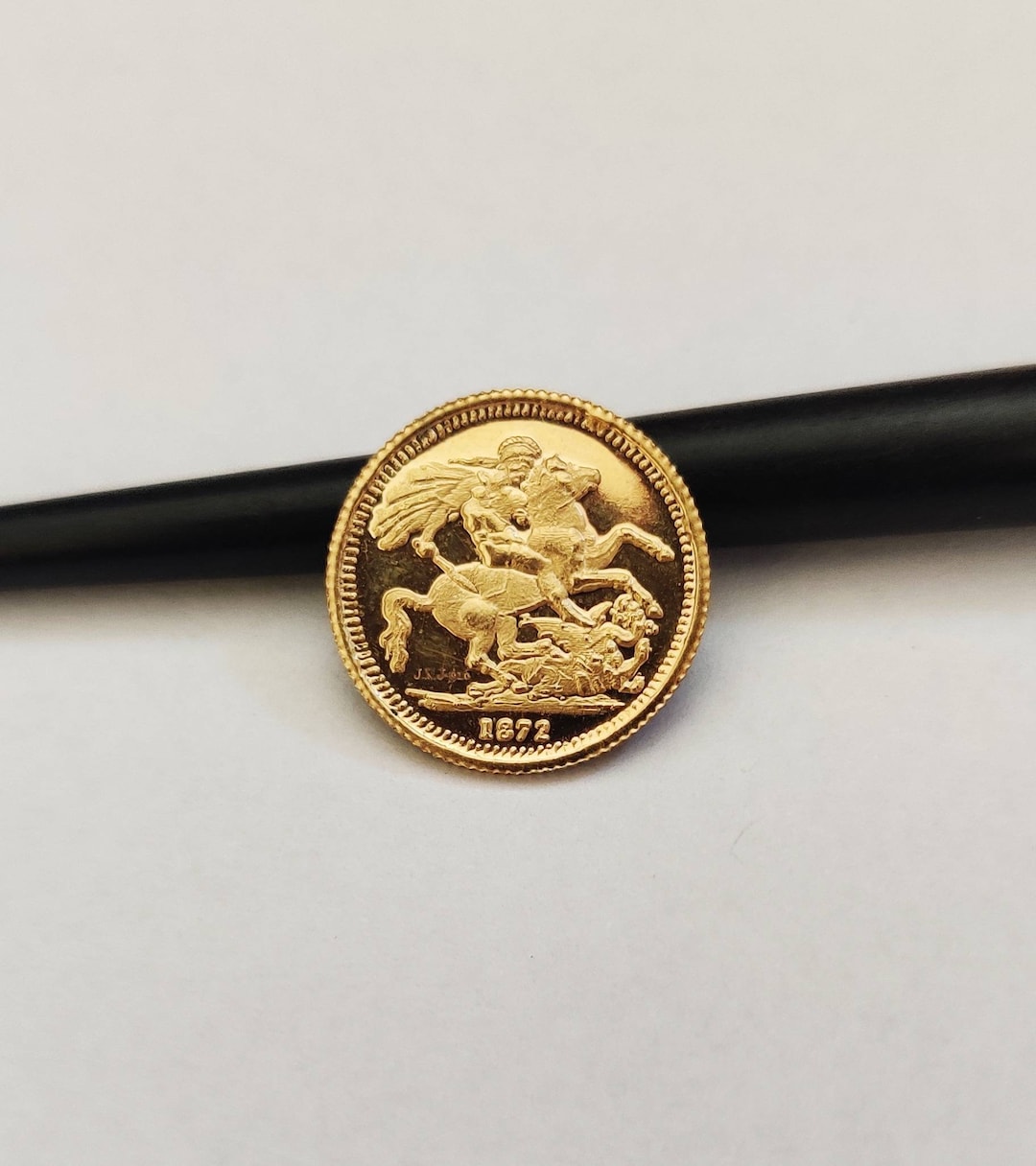 22K Gold Coin 2 & 4gram, Genuine Hallmarked Gold Coin, Vintage Gold ...