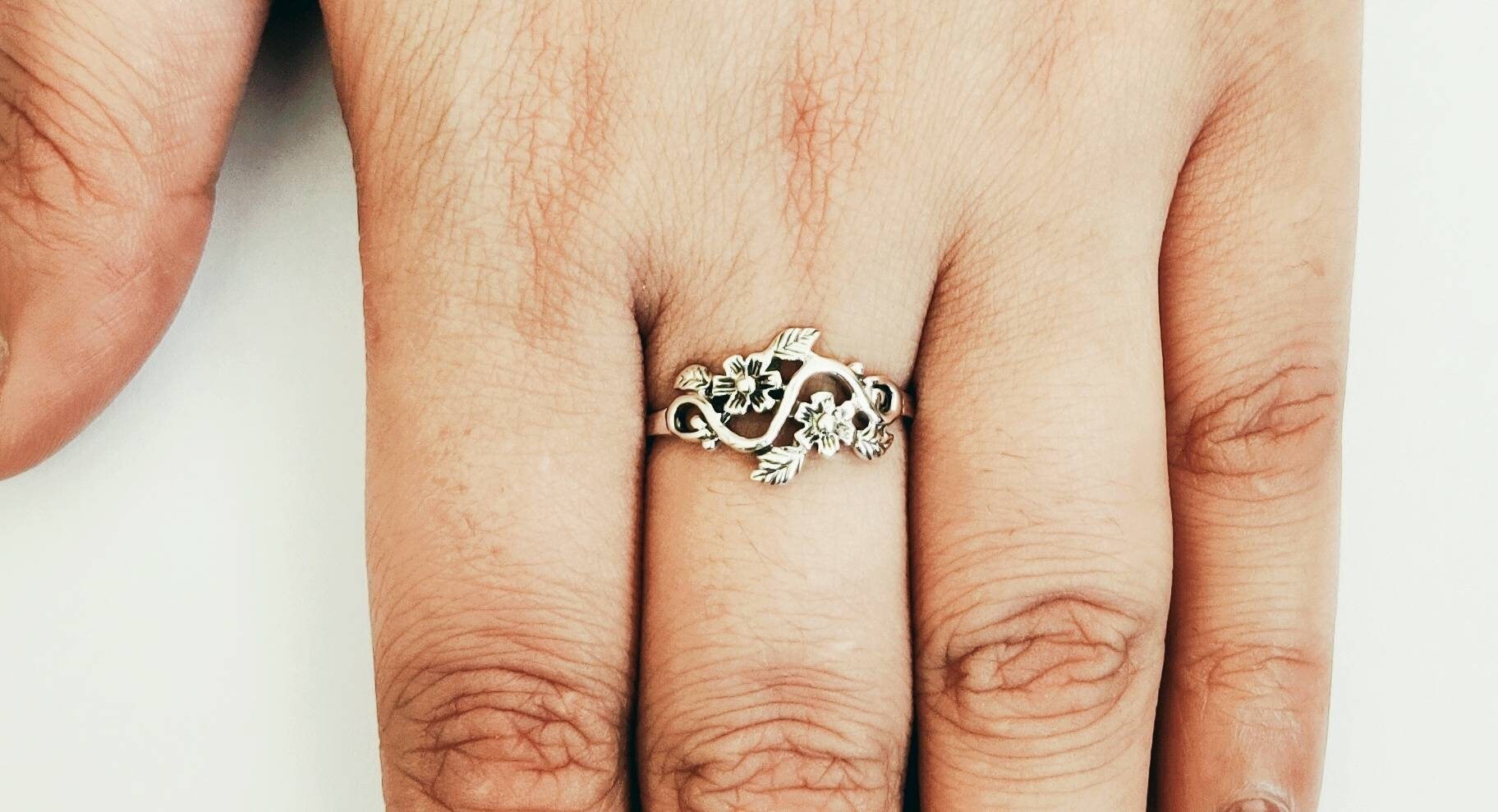 Handcrafted Silver Ring Designer Silver Rings for Women - Etsy