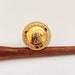 22k Solid Gold Coin Ring- Vintage Designer Gold Coin Ring- Ginni Coin ...