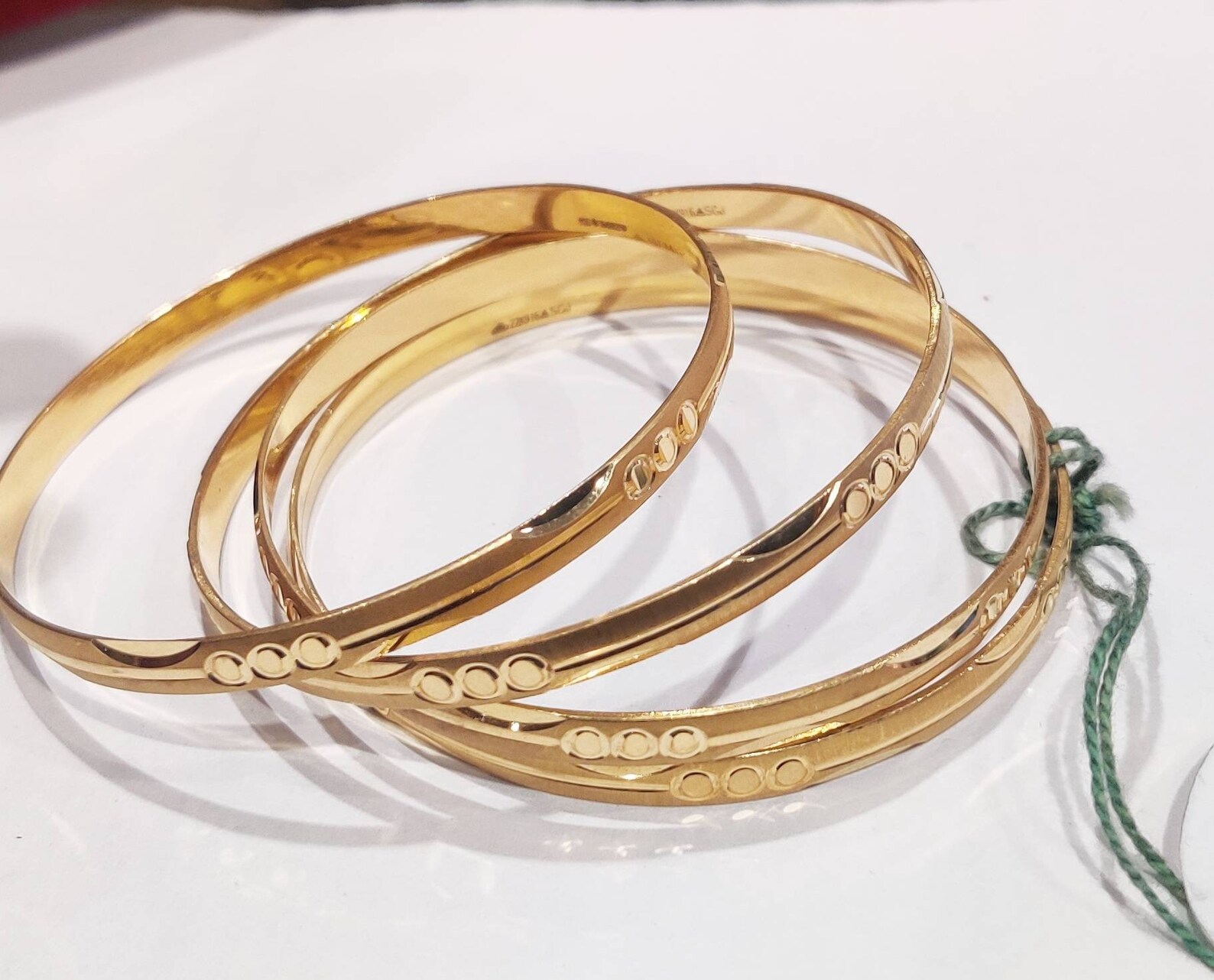 22k Gold Bangles Solid Gold Real Banglegold Bangle Bracelet - Etsy