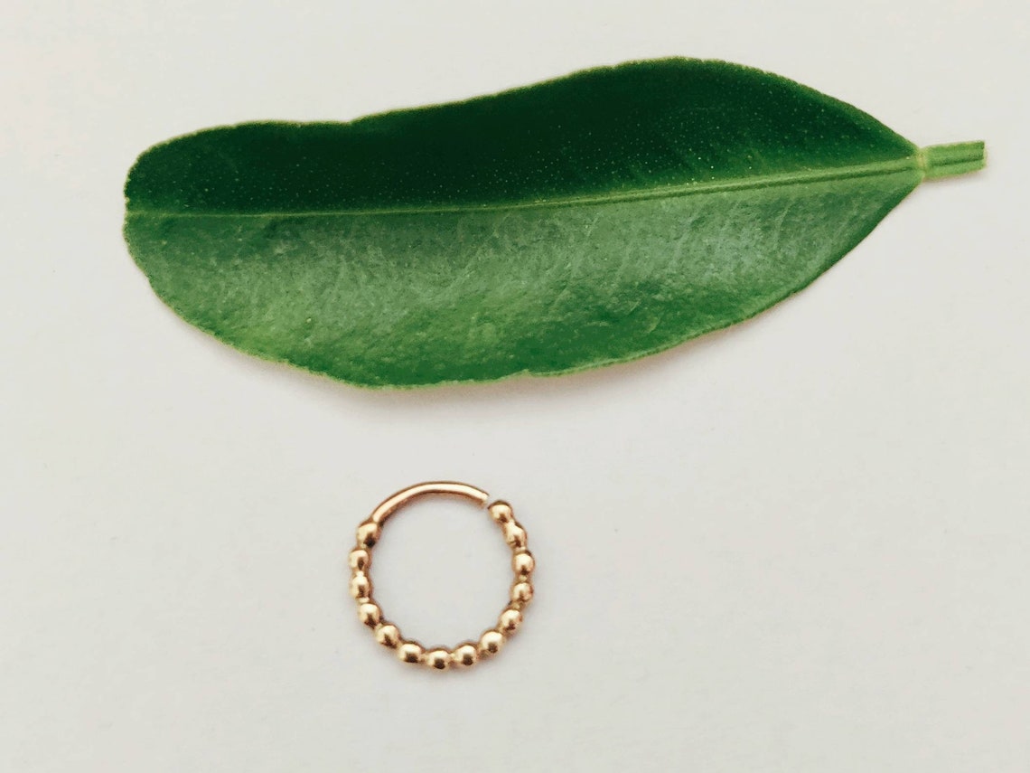 Tribal Septum - Minimal Septum - Nose Ring - Nose Septum - Brass Septum ...