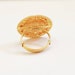 22k Solid Gold Coin Ring- Vintage Designer Gold Coin Ring- Ginni Coin ...