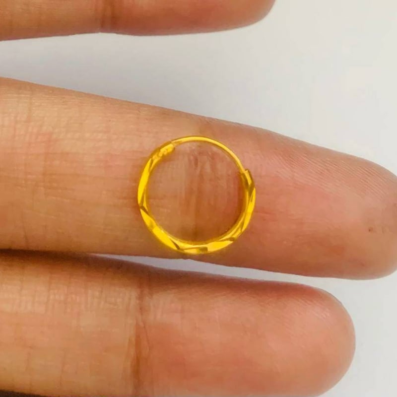 Gold 22k Pearl Ring - Etsy UK