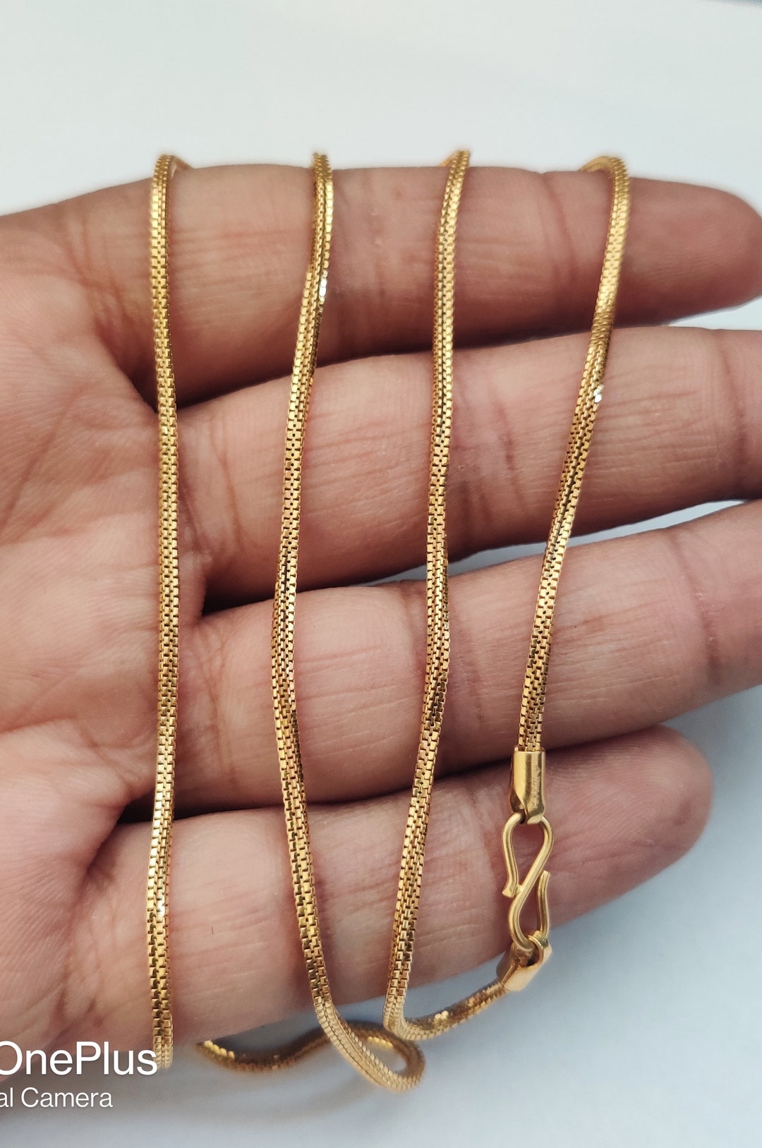 22k Gold Chain, Hallmarked Gold Chain, Indian Gold Chain, Classic Gold ...
